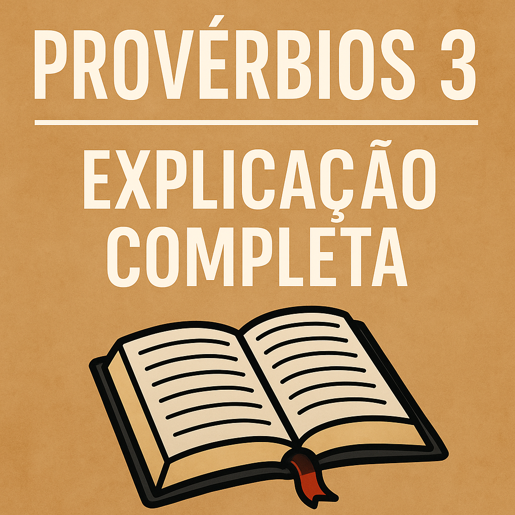 Provérbios 3 (NVI) — Explicação Completa, Versículo